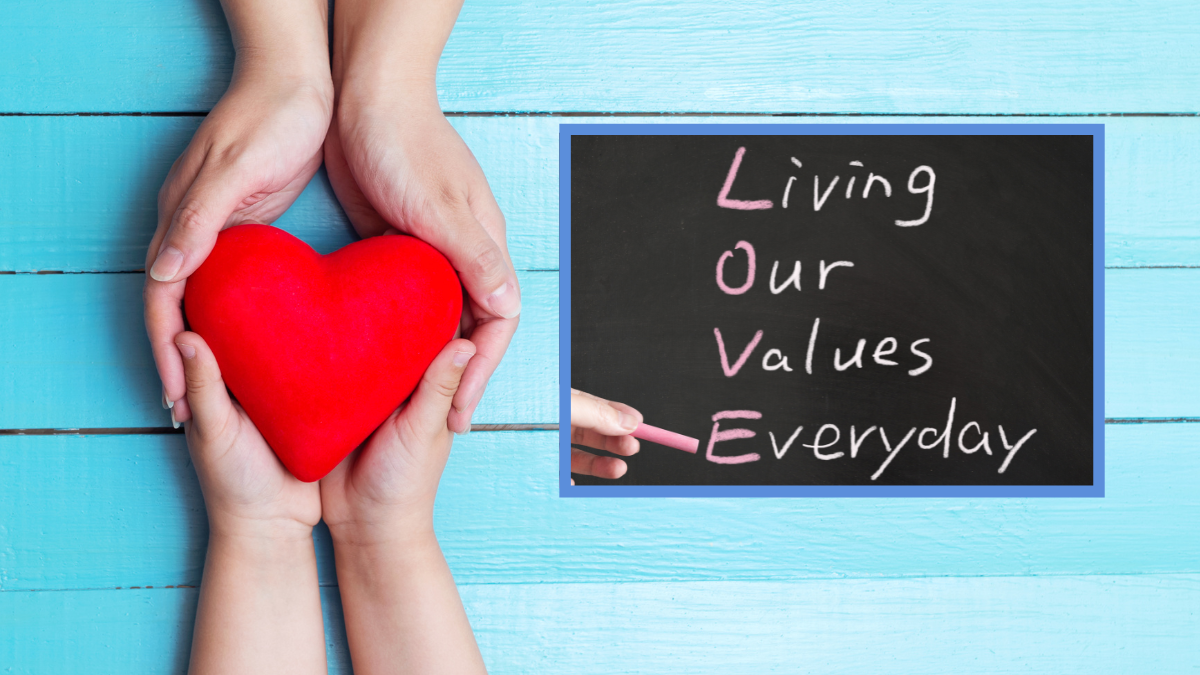 Instilling values in our children in a valueless world